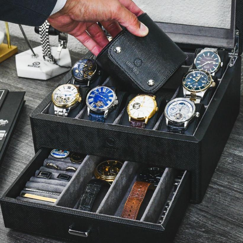 Best Watch Travel Cases for Men | Mirage Luxury Travel - Leading Brand ...
